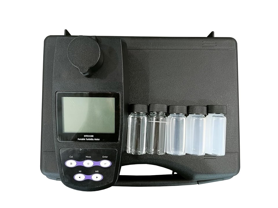 Portable Turbidity Meter Turbidimeter with 0~1100 NTU/FNU Calibration ...