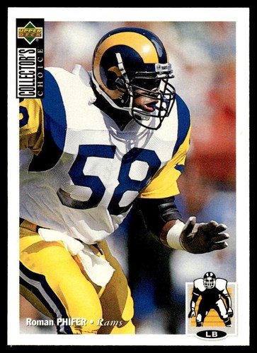 1994 Collector's Choice Roman Phifer Los Angeles Rams #194 | eBay