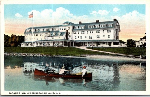 Postcard Saranac Inn Upper Saranac Lake NY | eBay