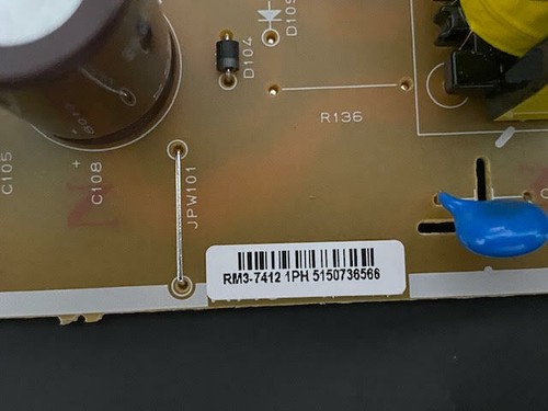 RM3-7412-000CN Low Voltage Power Supply PCA for HP M304 M305 M404 M405 ...