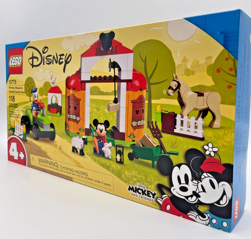 LEGO® Mickey and Friends Mickey Mouse & Donald Duck's Farm 10775 New ...