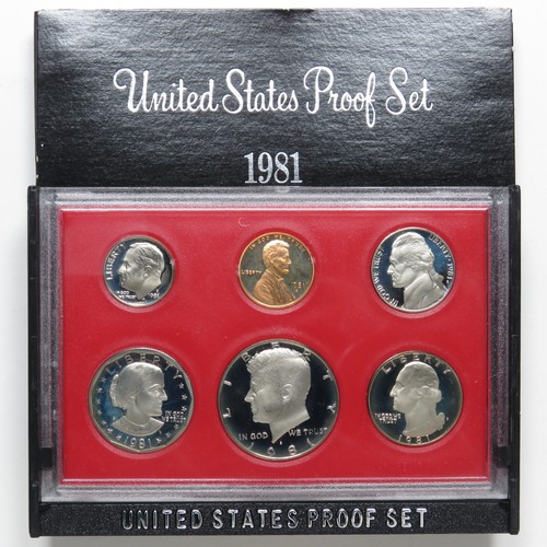 1981-S US Proof Set - 6-Coin w/ Box | eBay