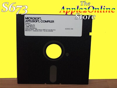 🍎 Microsoft TASC (The AppleSoft Compiler) 128K Version for Apple IIe ...