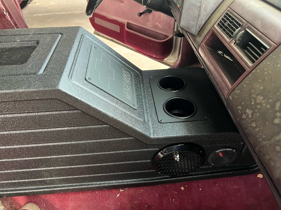Chevy Silverado Gmc Sierra All Cabs 88-94 Center Console Subwoofer Box ...