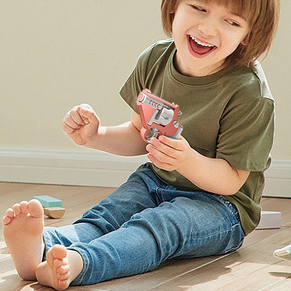 1pc Fidget Toy Gun 3D Printed Toy Revolver Non Shooting Fidget Toy | eBay