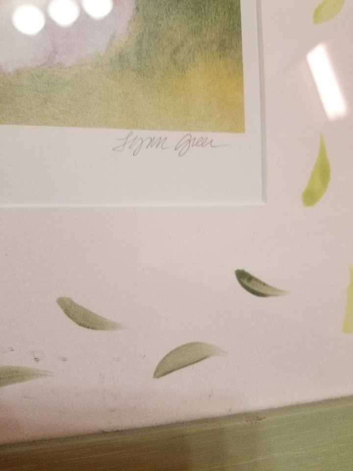 Framed 725/1500 Lmtd Ed print "Just Ducky Too" Bunnies Ducks SIGNED ...