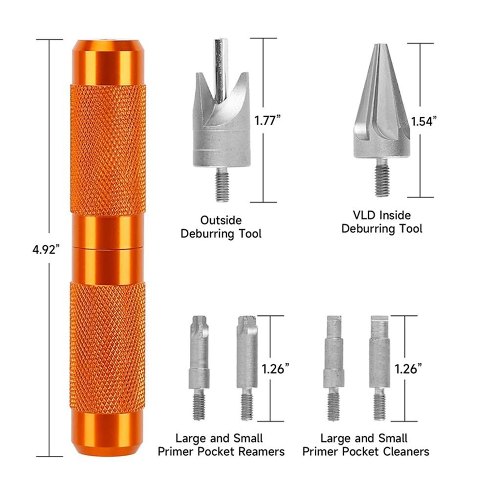 Metal Case Prep Multi-Tool Swivel Head Deburring Hand Tool Removing ...
