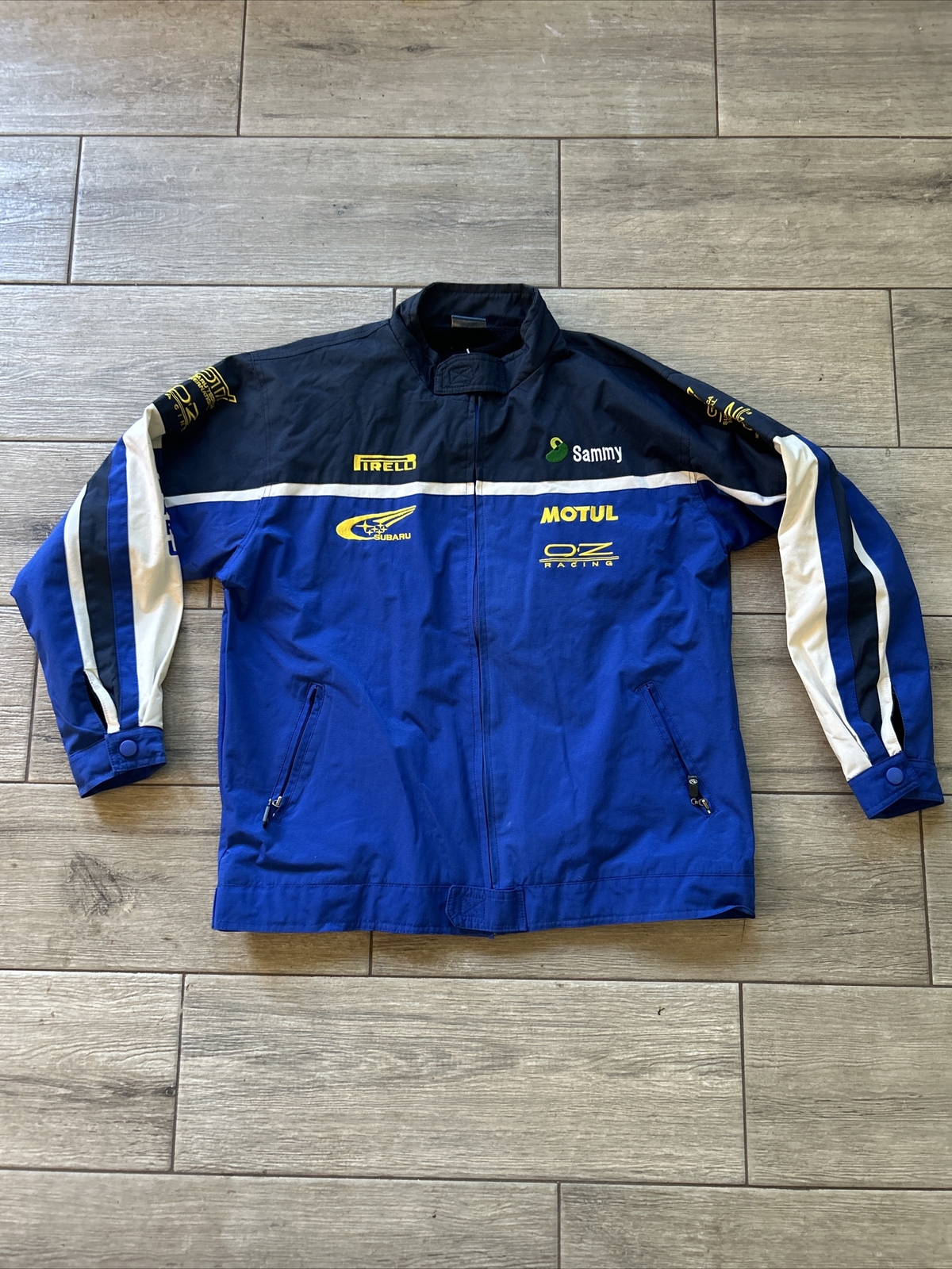 Vintage Subaru WRX STI Racing World Rally Jacket Size… - Gem