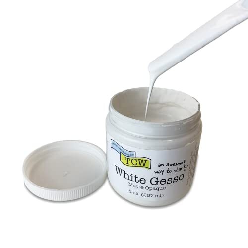 Gesso Medium, Surface Preparation and Primer, Sealer for Canvas, Paper ...