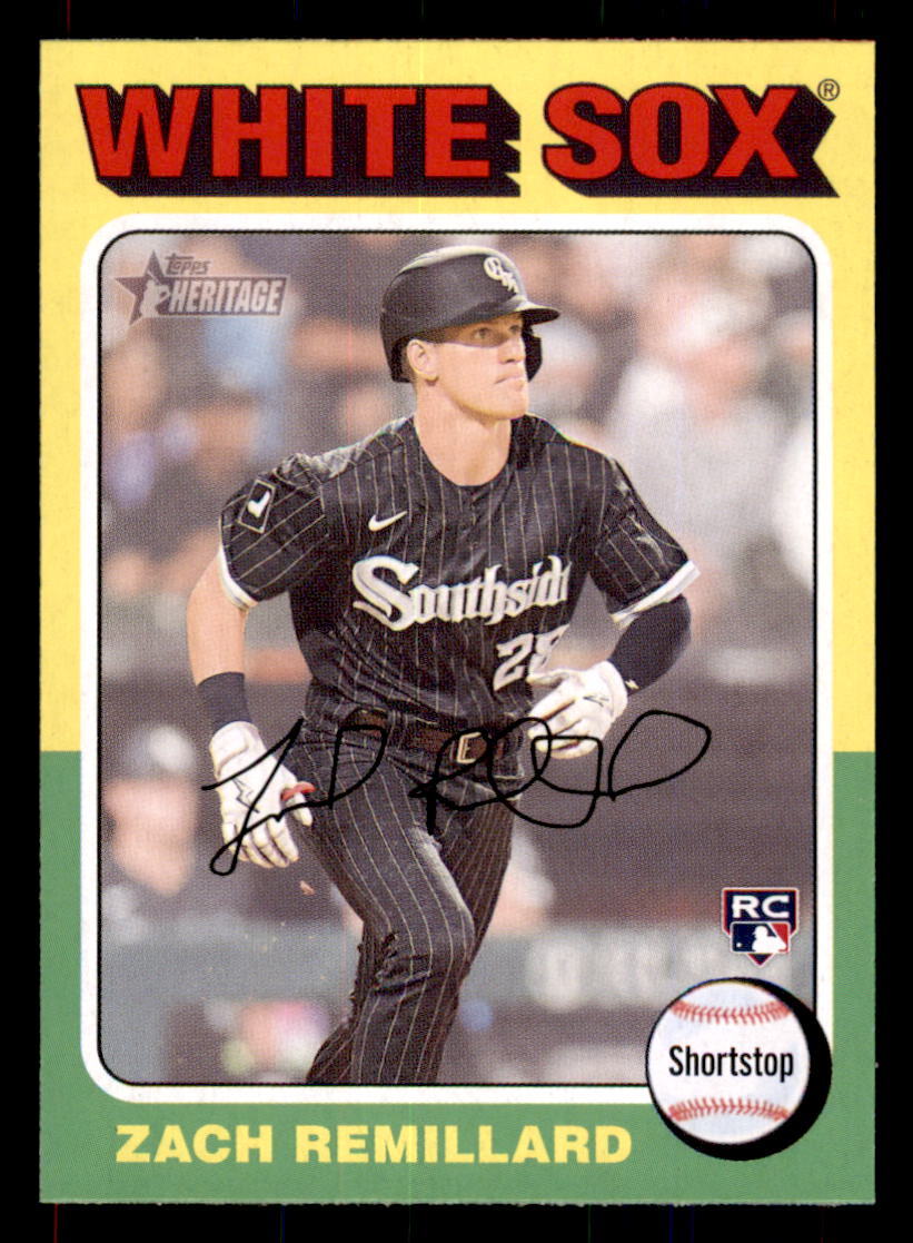 2024 Topps Heritage #402 Zach Remillard Chicago White Sox RC | eBay