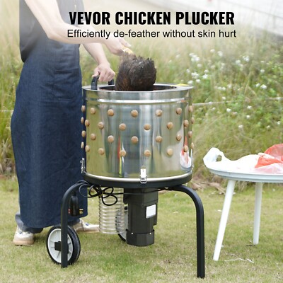 Chicken Plucker Machine Feather Plucker Stainless Steel Drum 280RPM ...
