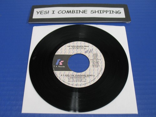70s Disco Funk 45 KC and The Sunshine Band - I'm Your Boogie Man - VG ...