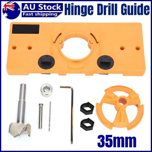 35mm Concealed Hinge Jig Boring Hole Drill Guide Cutter Bits For Kreg ...