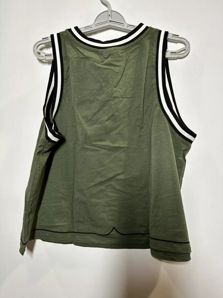 Women's Hunter For Target Tank Top Green Black Contrast Trim Sleeveless ...