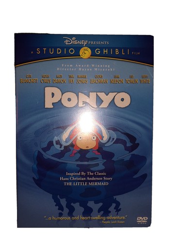 Walt Disney Studios Ghibli Film Ponyo DVD 2-Disc Set Inspired By Little ...
