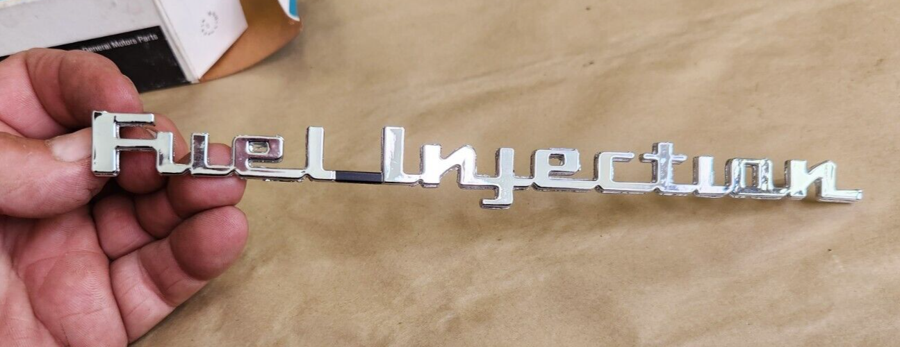1957 Corvette NOS Fuel Injection Emblem GM NOS 3742212 | eBay