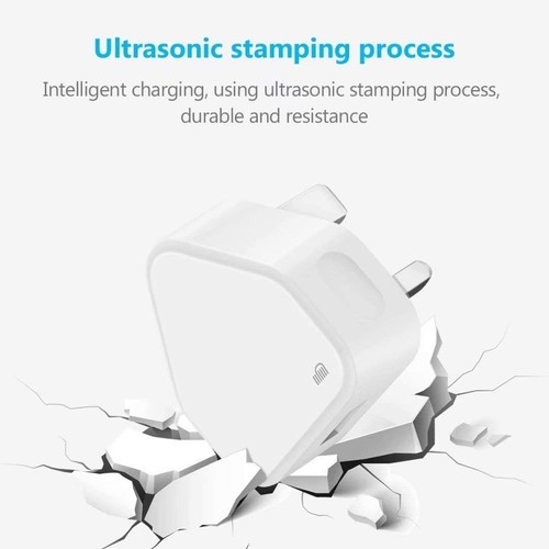 Wall Plug Charger 3 Pin Mains 1USB Port 5W Triangle Adapter For iPhone ...