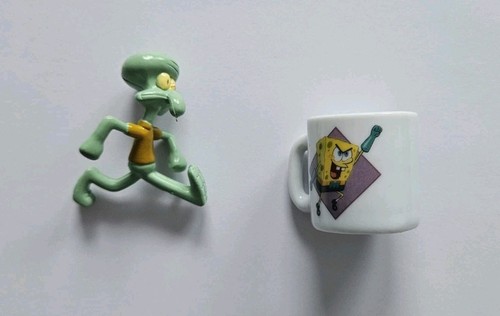 SpongeBob SquarePants Gumball Machine Mini Toys Rubber Squidward ...