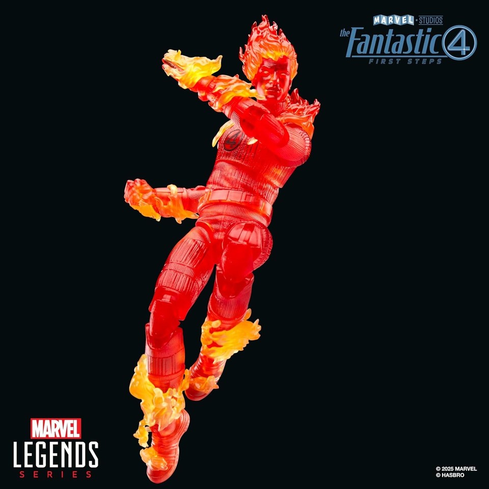 Marvel Legends Series Human Torch Action Figure, Red | eBay