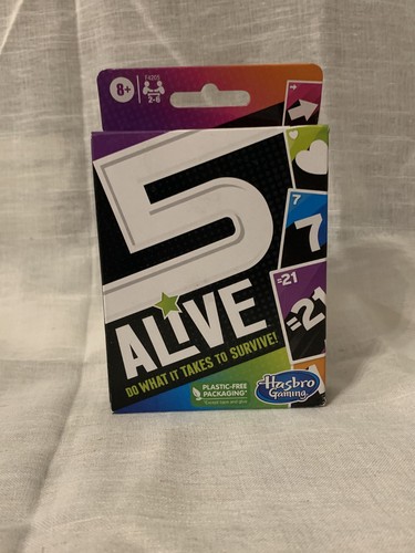 5 Alive Card Game, Fast-Paced Game for Kids and Families, Easy to ...