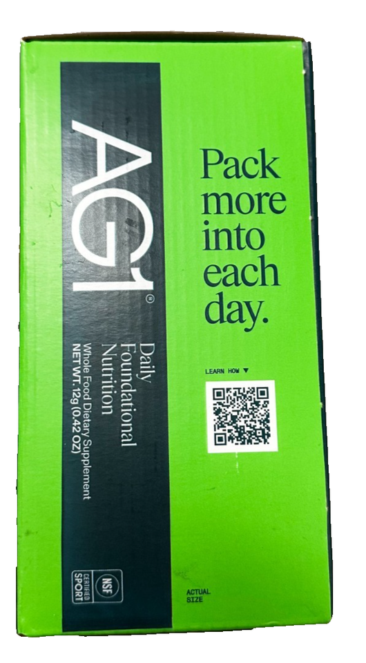 AG1 Athletic Greens 40 x 12g Individual Sealed Nutrition Packets NEW OB ...