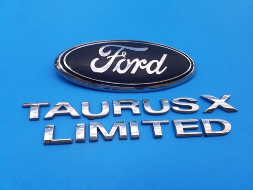2008 2009 FORD TAURUS X LIMITED REAR EMBLEM LOGO BADGE SYMBOL SET 08 09 ...