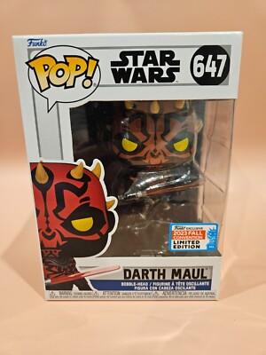 Funko Pop Darth Maul 647 2023 Fall Convention Limited Ed | Brand New ...