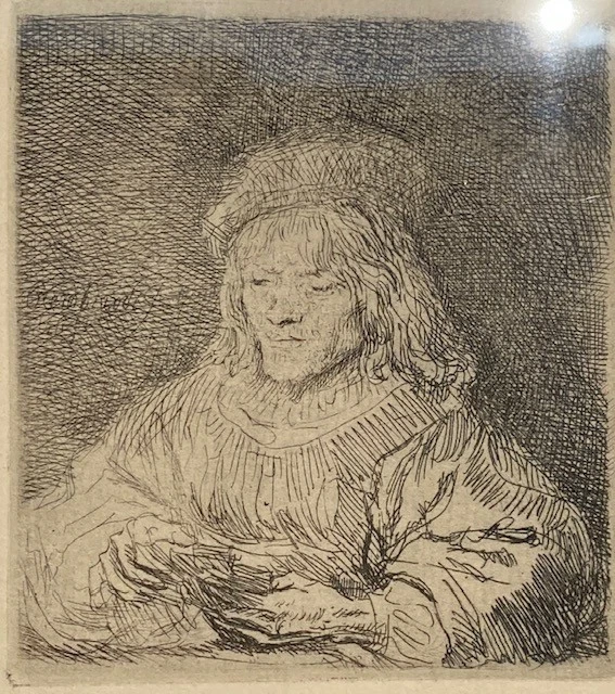 Rembrandt Etching Plate