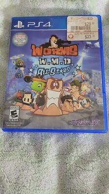 Worms WMD W.M.D. All-Stars Sony PlayStation 4 PS4 Game TESTED SEE PICS ...