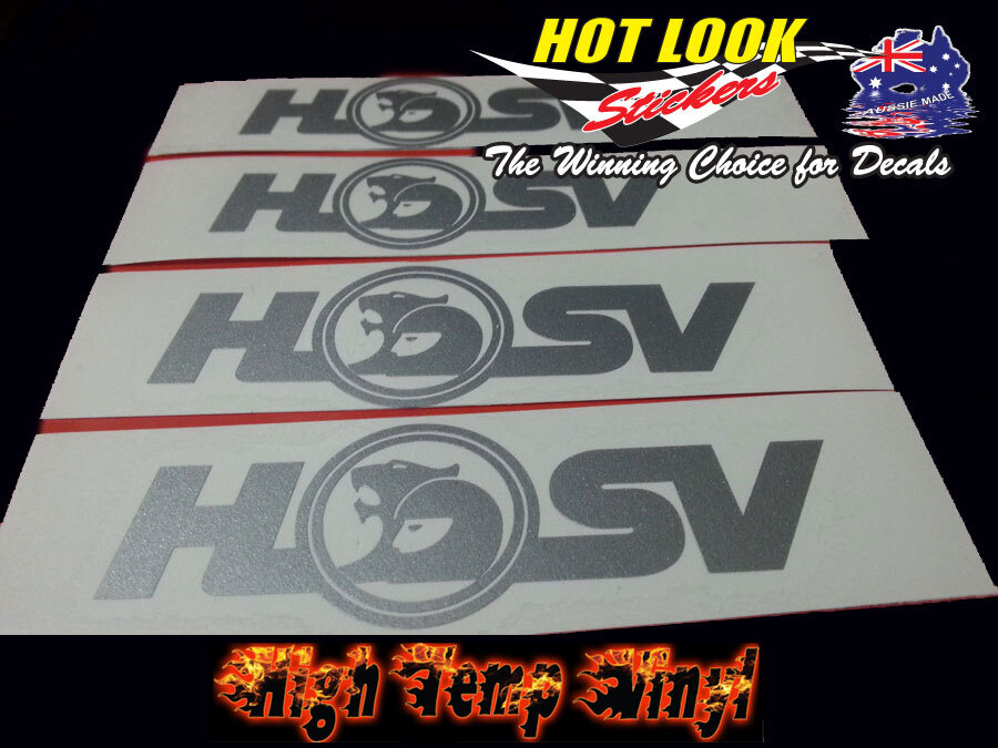 HSV X4 HIGHTEMP BRAKE CALIPER Decals Suit VE VF SSV Clubsport AP Racing ...