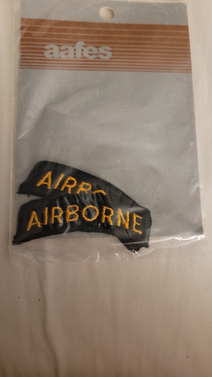 Vintage US Army 101st Airborne Tag Set Of 2 Embroidered Patches 1977 | eBay