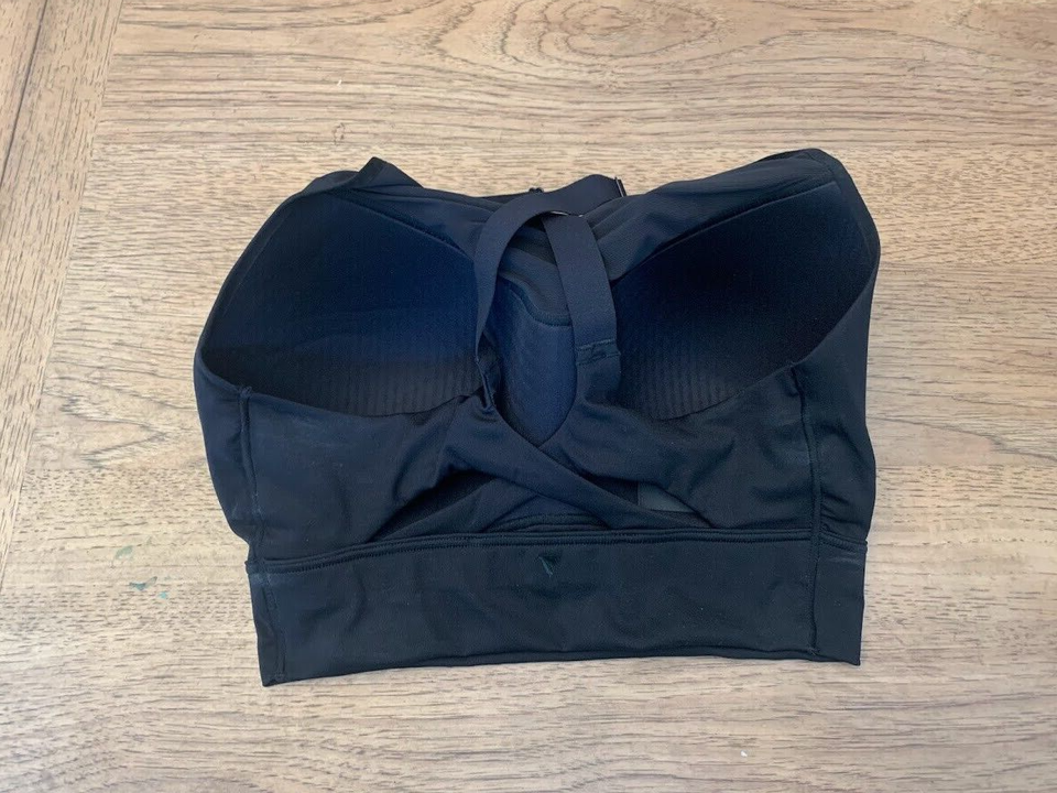 Victoria's Secret Pure Black Logo 38C Forward Tech Lightly Lined Sport Bra VS | eBay