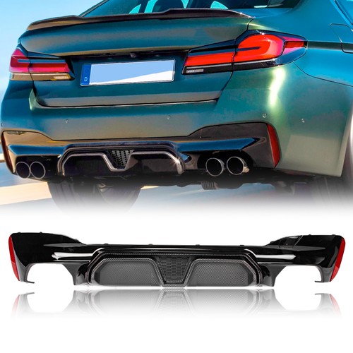 Two-Color G30 Rear Bumper Diffuser Fits 2017-2023 BMW 5 Series G30 ...