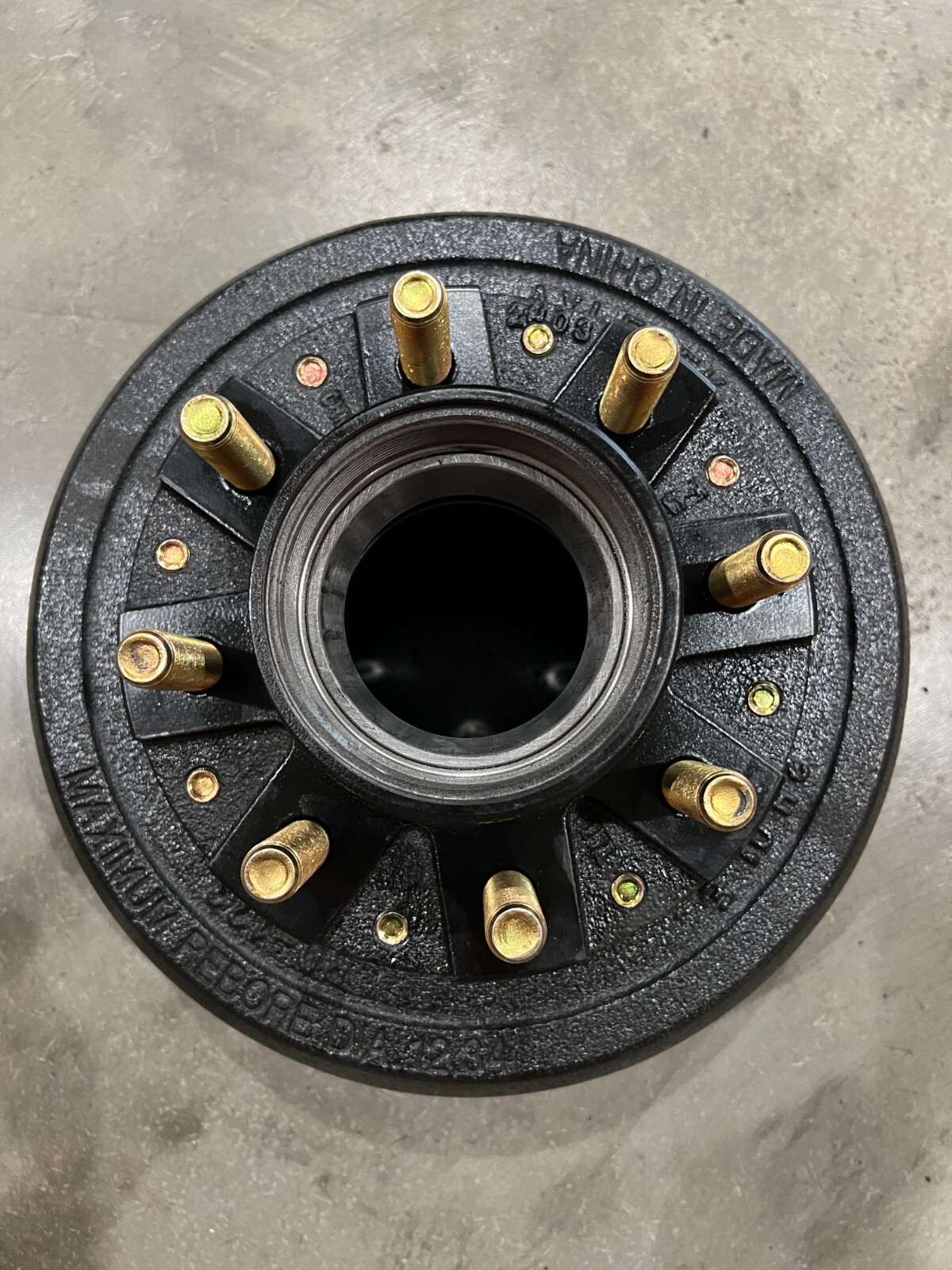 Dexter LCI Hub Brake Drum 12-1/4x3-3/8" 10K GD Trailer Axle 9-123 8-415 ...