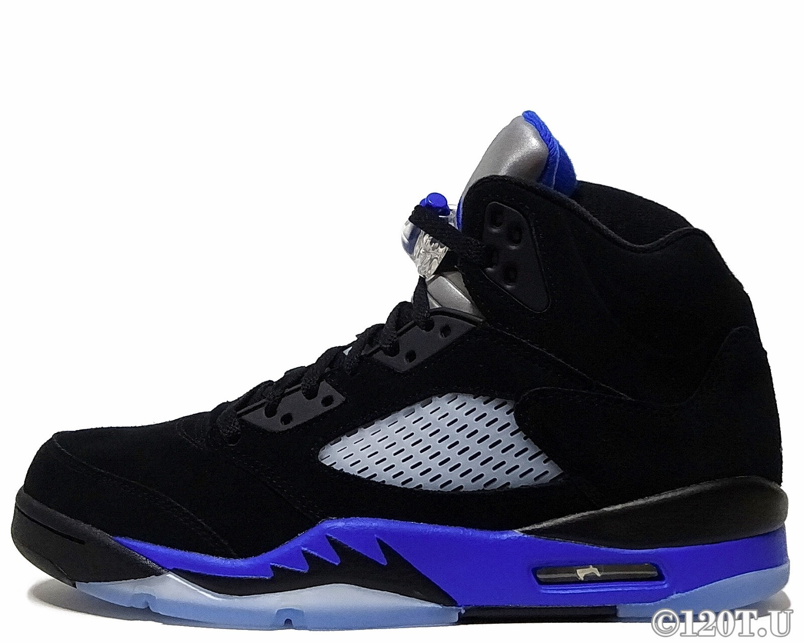 Air Jordan 5 Retro “Racer Blue” Black/Silver/Racer Blue CT4838-004 Size ...