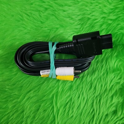 gamecube AV LEAD/CABLE Nintendo OFFICIAL Genuine Also Compatible With ...