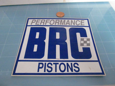 VINTAGE BRC PISTONS Sticker Decal RACING ORIGINAL old stock | eBay