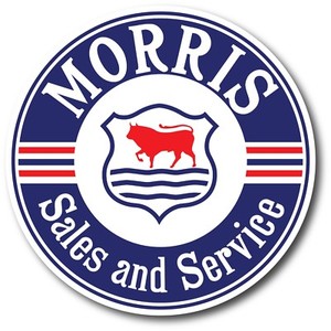 MORRIS MINOR MINI COOPER SERVICE BRITISH GLOSS OUTDOOR 4 INCH DECAL ...