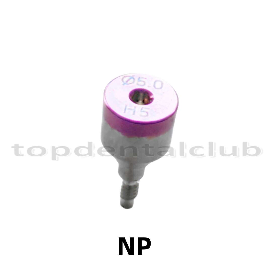 Dental Healing Cap Abutmment RP NP Compatible Fit Nobel Active Yellow ...