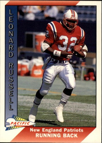 1991 Pacific Football Card #612 Leonard Russell RC | eBay