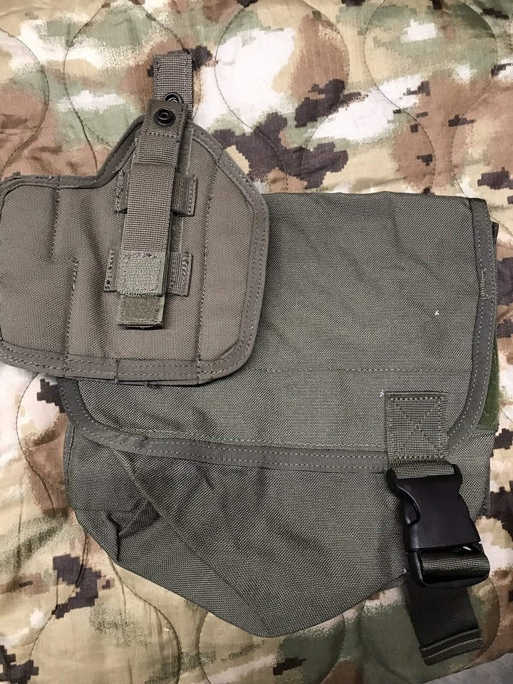 PARACLETE Gas Mask Bag Pre MSA Smoke Green MOLLE NOS | eBay