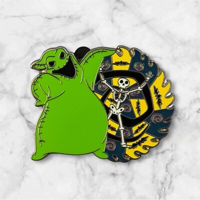 Disney Booster Pin Nightmare Before Christmas Oogie Boogie Skeleton ...