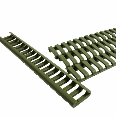 4x Low Profile Rifle Ladder Rail Cover for Weaver Picatinny Rails - OD ...