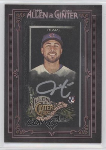 2022 Allen & Ginter Framed Mini Black Frame /25 Alfonso Rivas Rookie ...