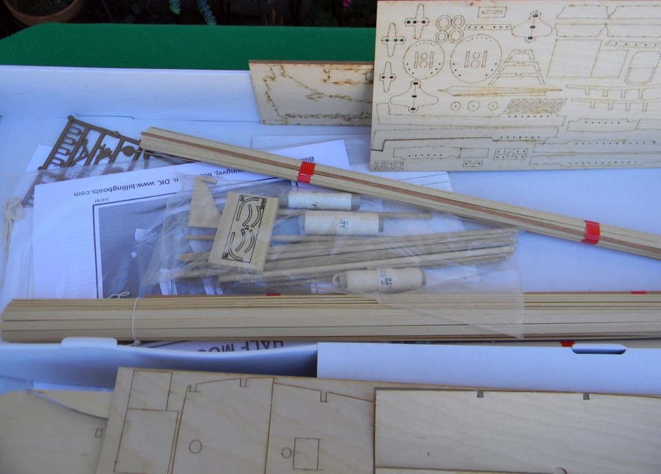 Billing Boats Windjammer Maritime Models Half Moon Wood Boat Model Kit ...