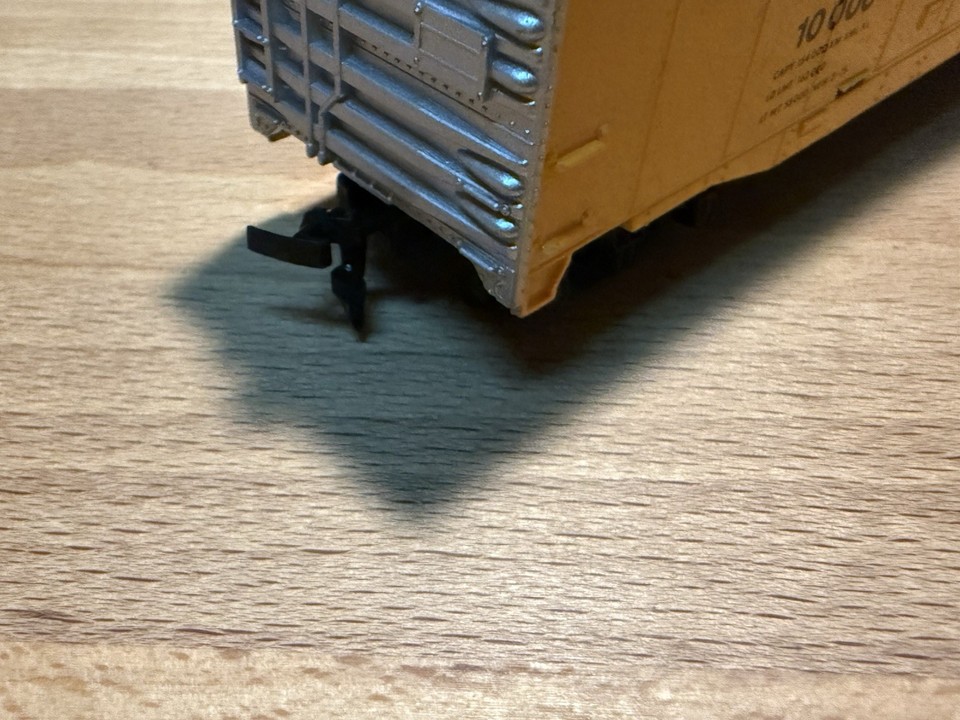 Tyco HO Scale Railbox 50’ Boxcar RB OX 10000 Yellow Freight Car – No ...