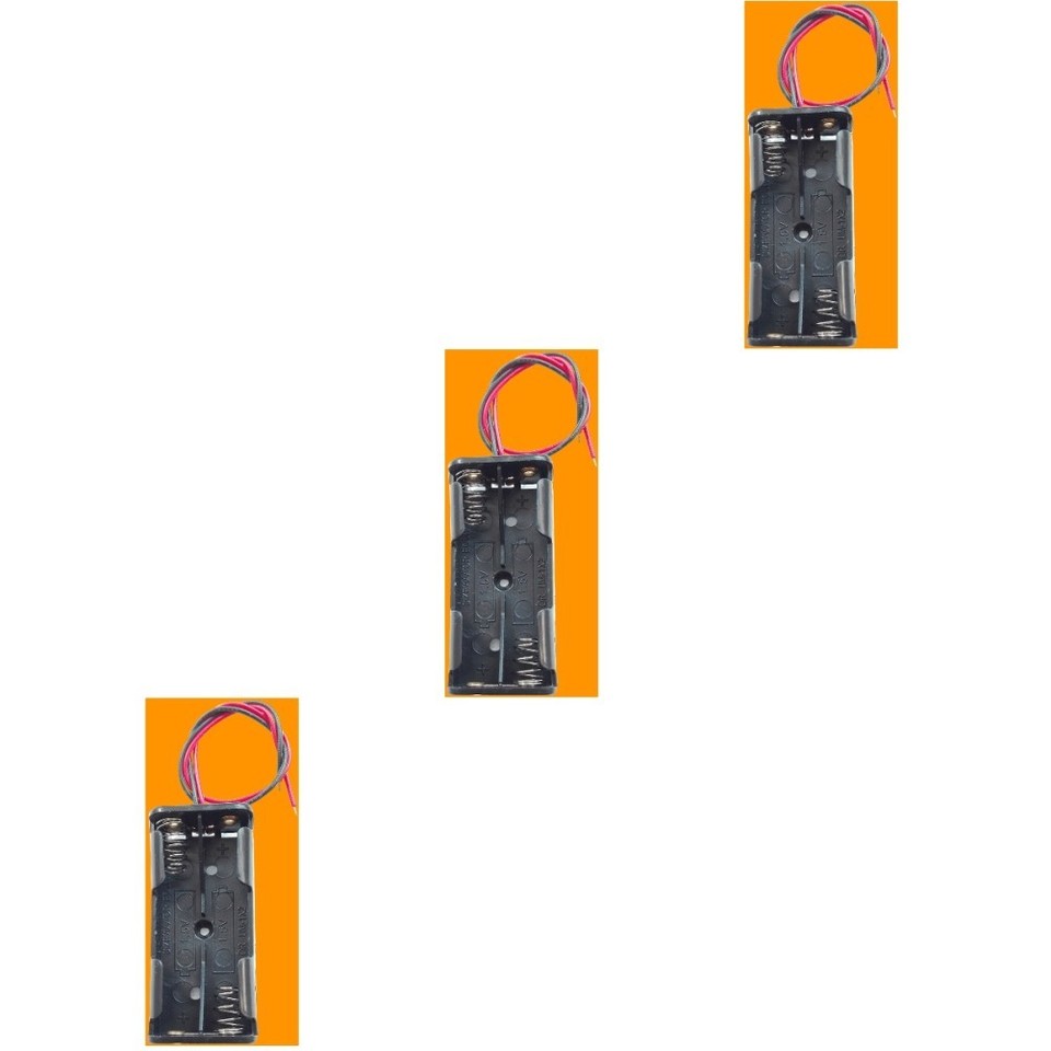 18 pcs 2 x 1.5V AAA Battery Holder Plastic Case Battery Holder | eBay UK