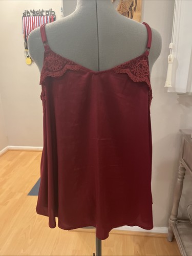 Torrid Red Silk Tank Top Size 2 | eBay
