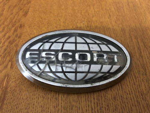 VINTAGE FORD ESCORT FRONT GRILLE EMBLEM BADGE | eBay