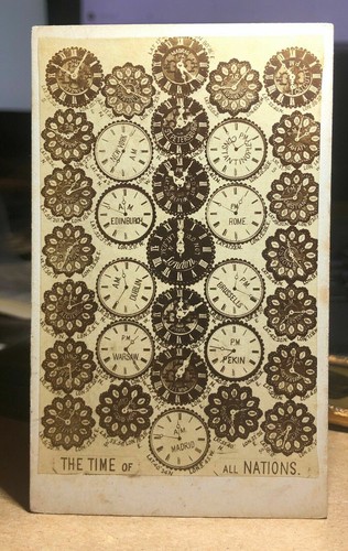 Rare Unusual Antique Photo World Clocks 1870s CDV | eBay